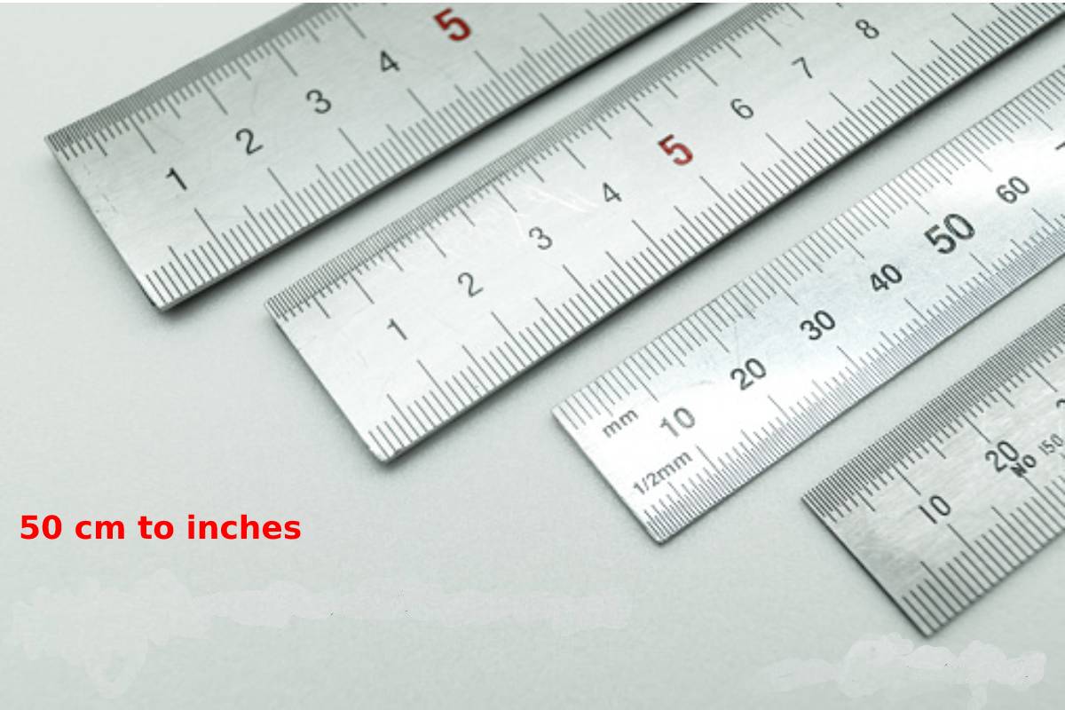 50 Cm To Inches How Convert Easy Method Formula Conversion